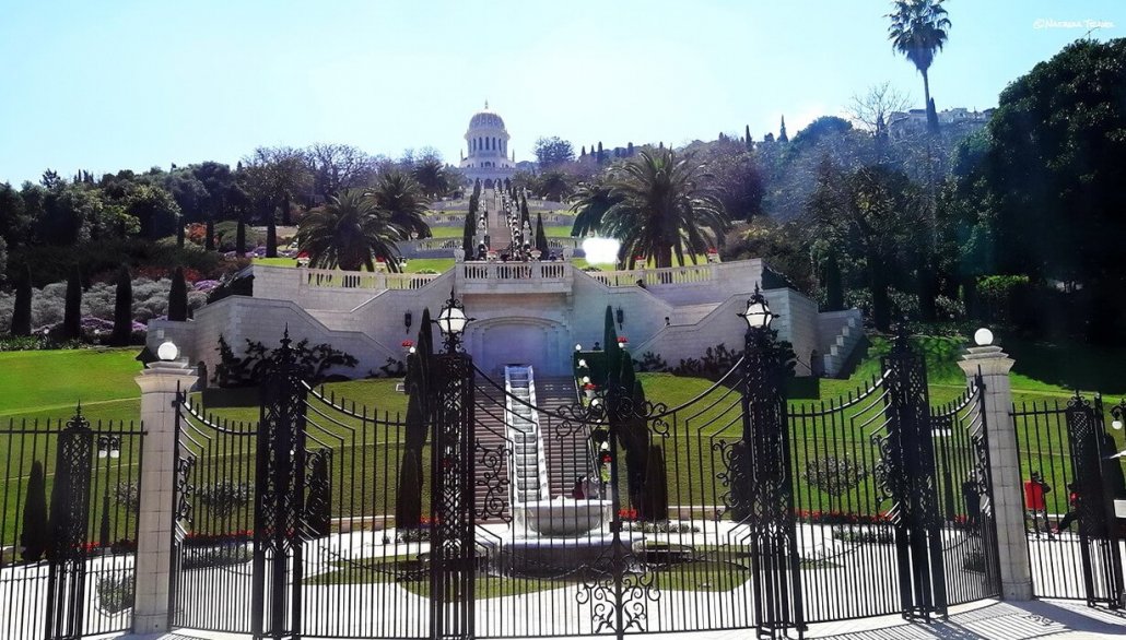 The Bahá’í Gardens, beautiful and holy place in Haifa