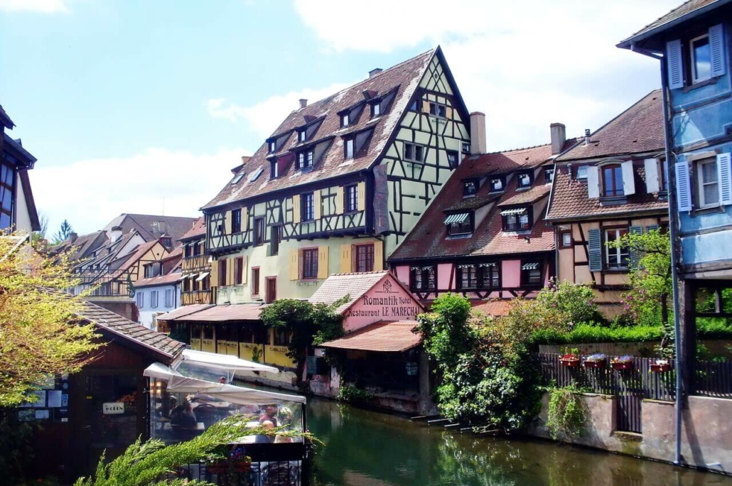 Colmar, the fairy tale town in Alsace valley