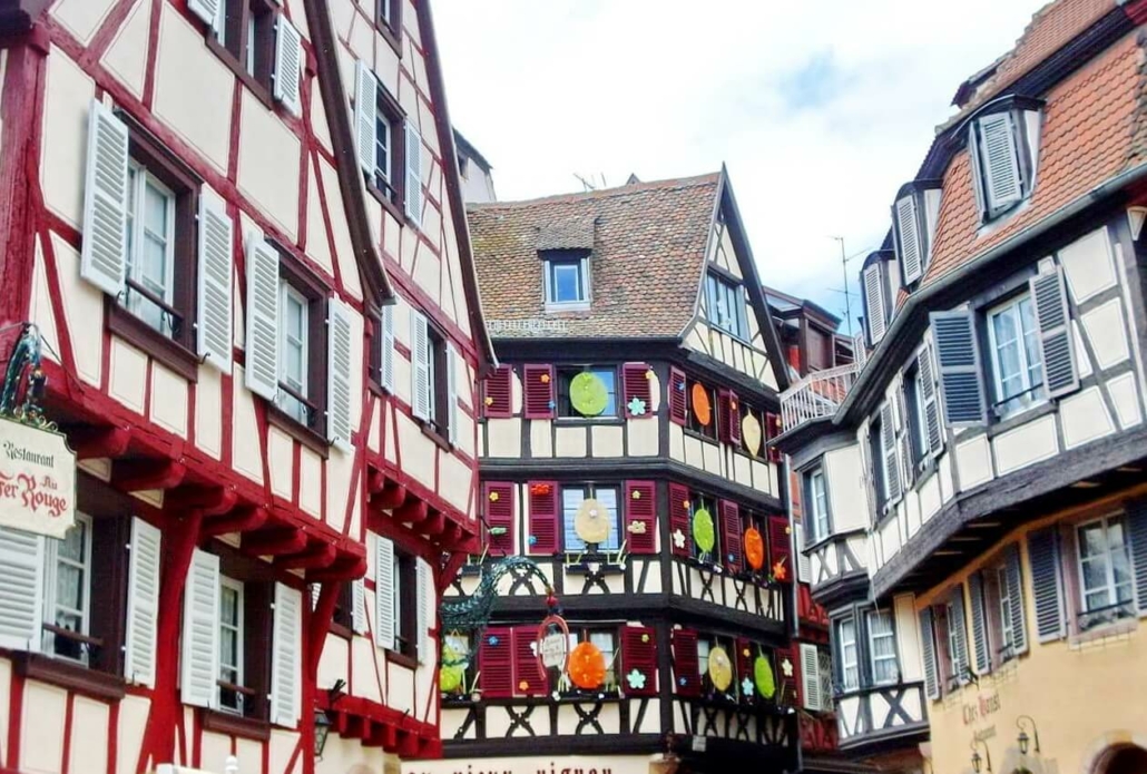 Colmar, the fairy tale town in Alsace valley